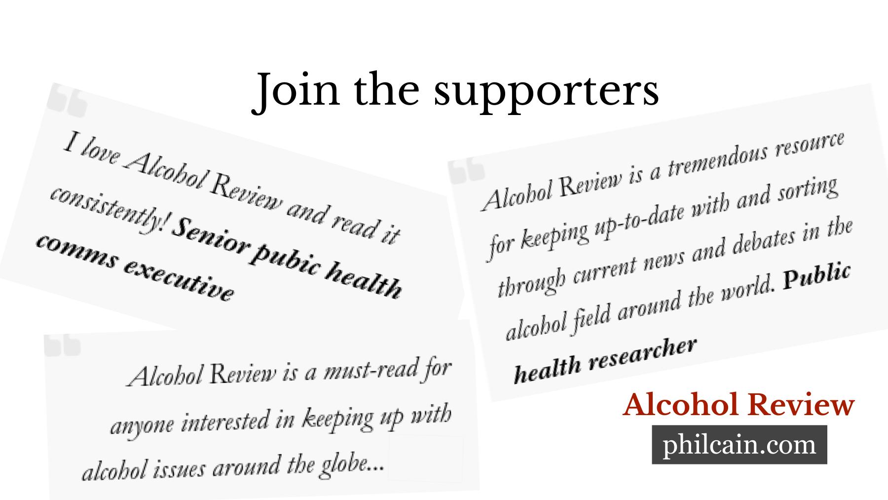 Alcohol Review - Alcohol understanding for all - philcain.com